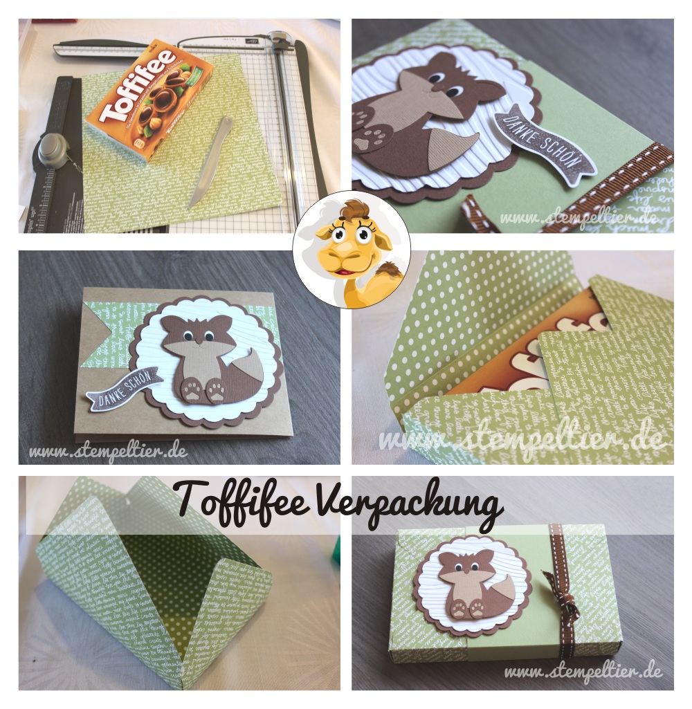 Toffifee Verpackung - Anleitung - how-to - Stempeltier
