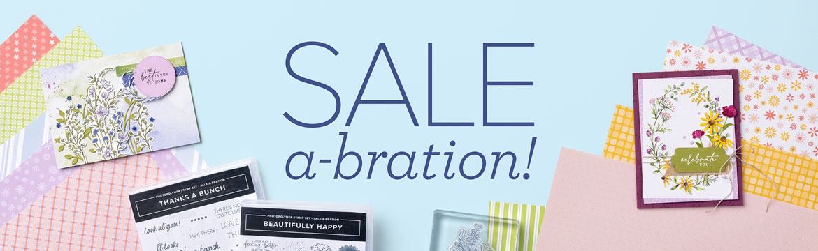 Die Sale-a-Bration von Stampin' Up!